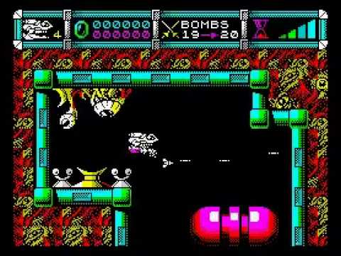 CYBERNOID 2 (zx spectrum game) - YouTube