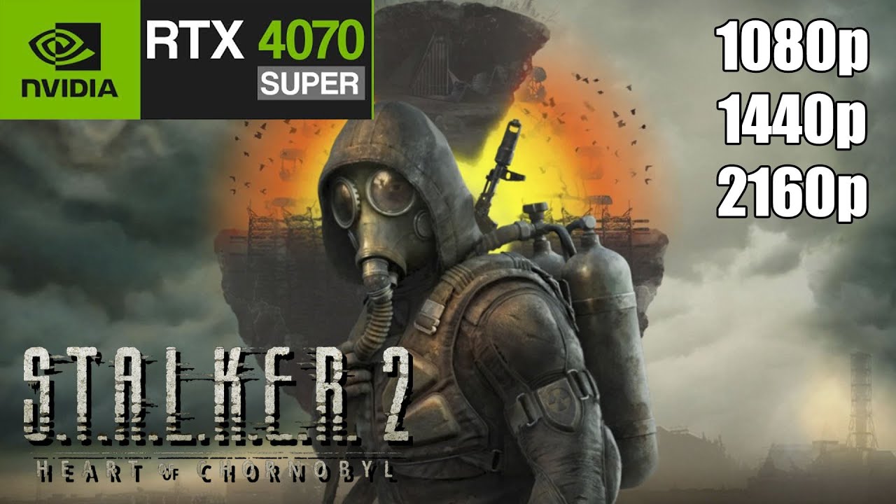 STALKER 2 - RTX 4070 SUPER | 1080p | 1440p | 2160p (4K) (DLSS+FG On/Off ...