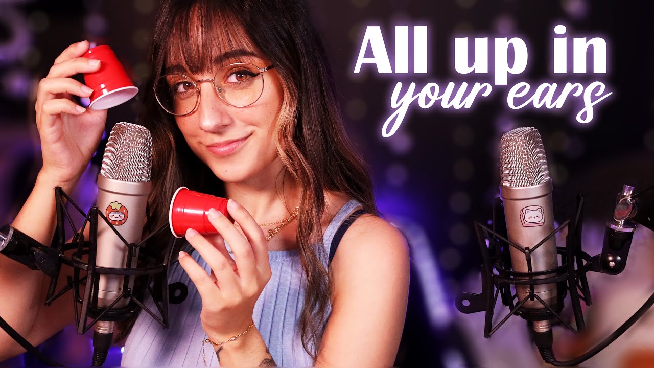 ASMR | All Up in Your Ears 💖 (Close Ear-to-Ear Whispers & Triggers) - YouTube