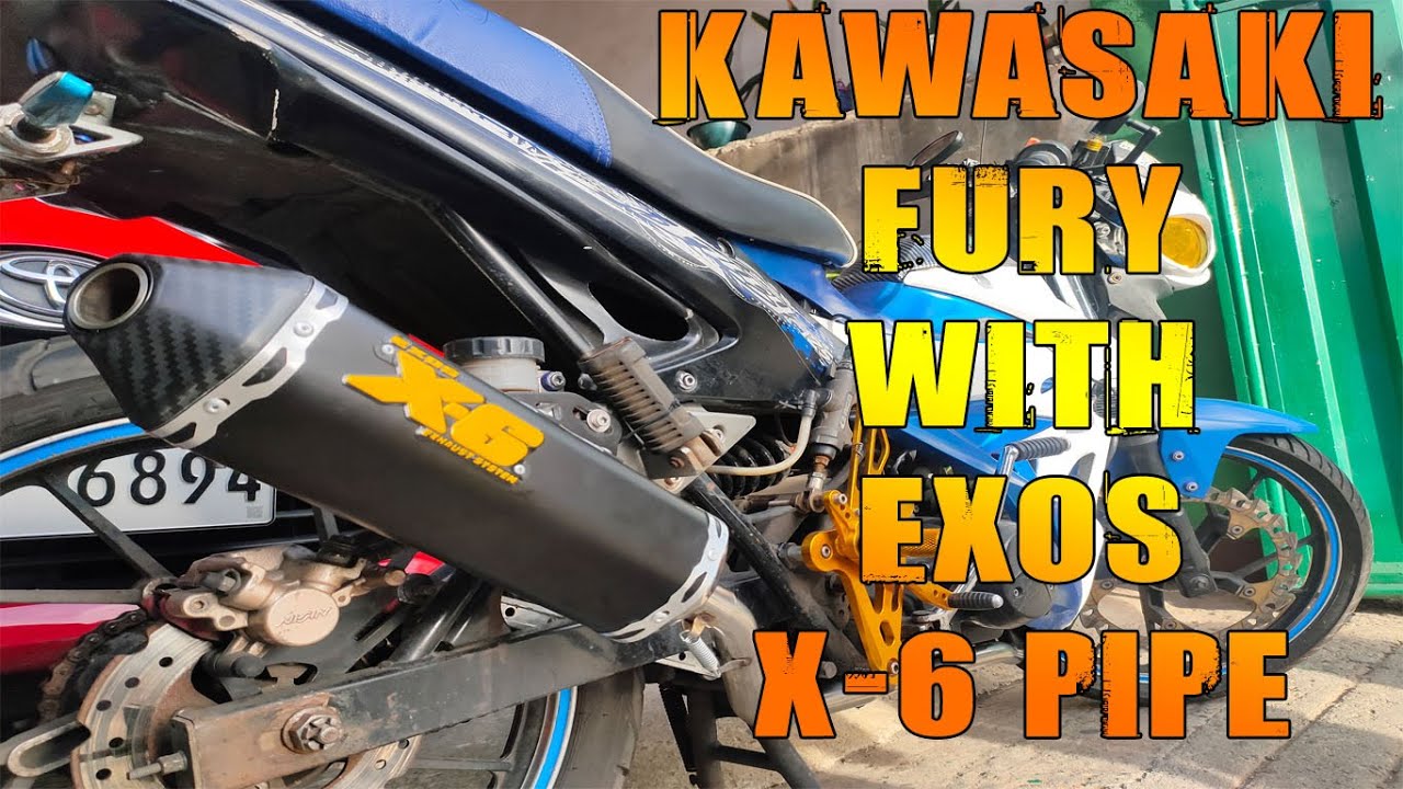 EXOS X-6 PIPE INSTALLED IN KAWASAKI FURY 125 | UNOFFICIAL VLOG #1 ...
