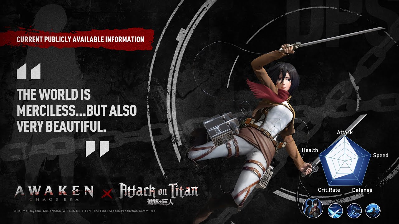 ACE×AOT New Hero Intro - Mikasa - YouTube