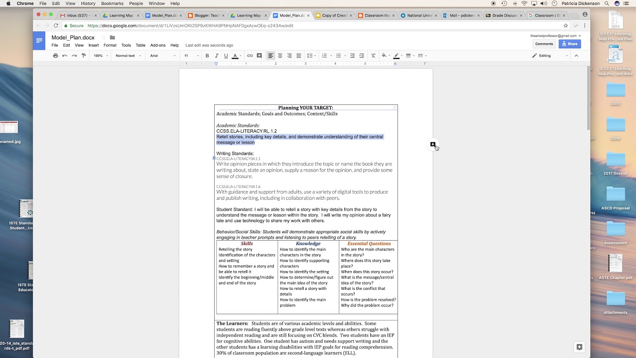 Giving Feedback/Comments in Google Docs - YouTube