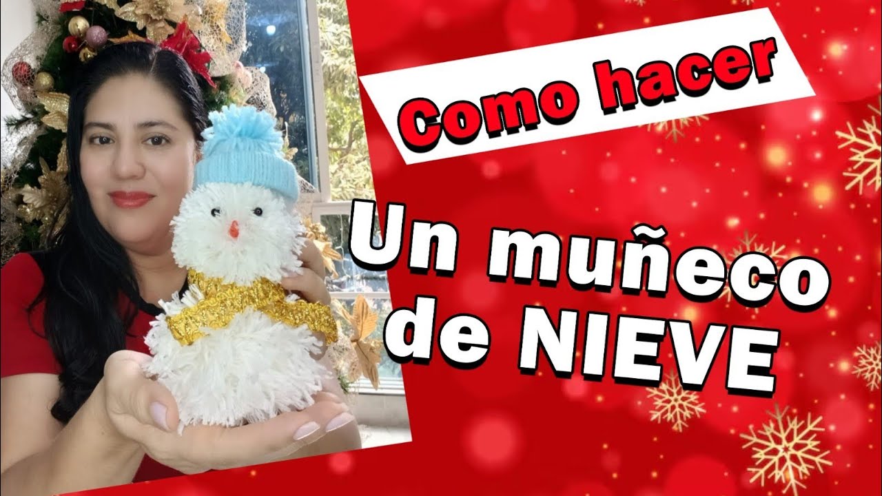 Como hacer un muñeco de nieve #creandoconanny #manualidades #hechoamano ...
