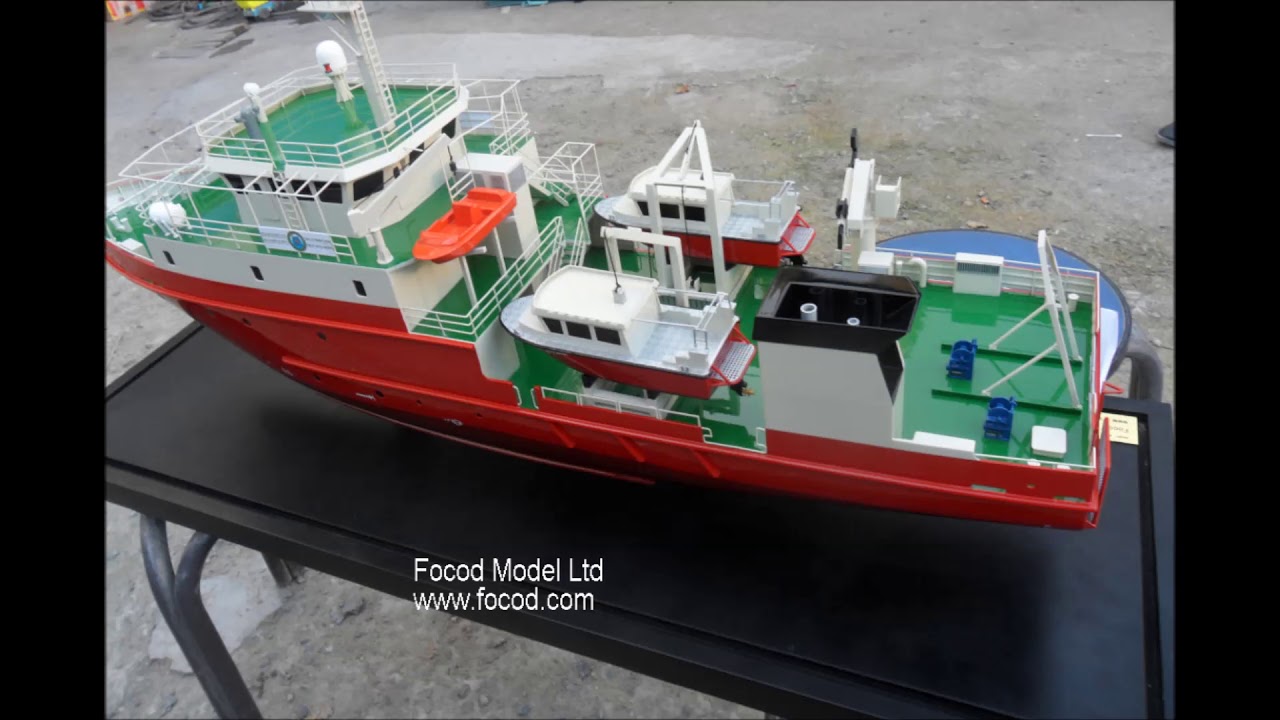model of 43m FOSCV(offshore coastal survey vessel), made by Focod Model ...