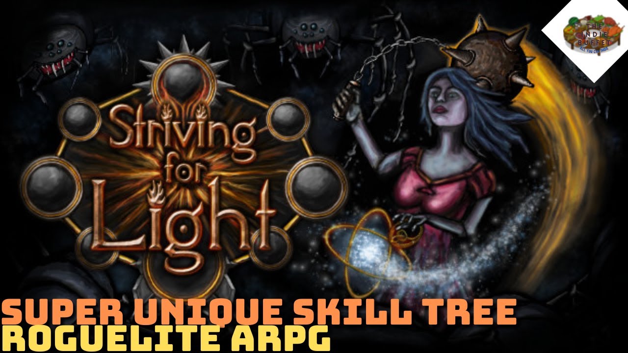 Super Unique Skill Tree Roguelite ARPG | Striving For Light - YouTube