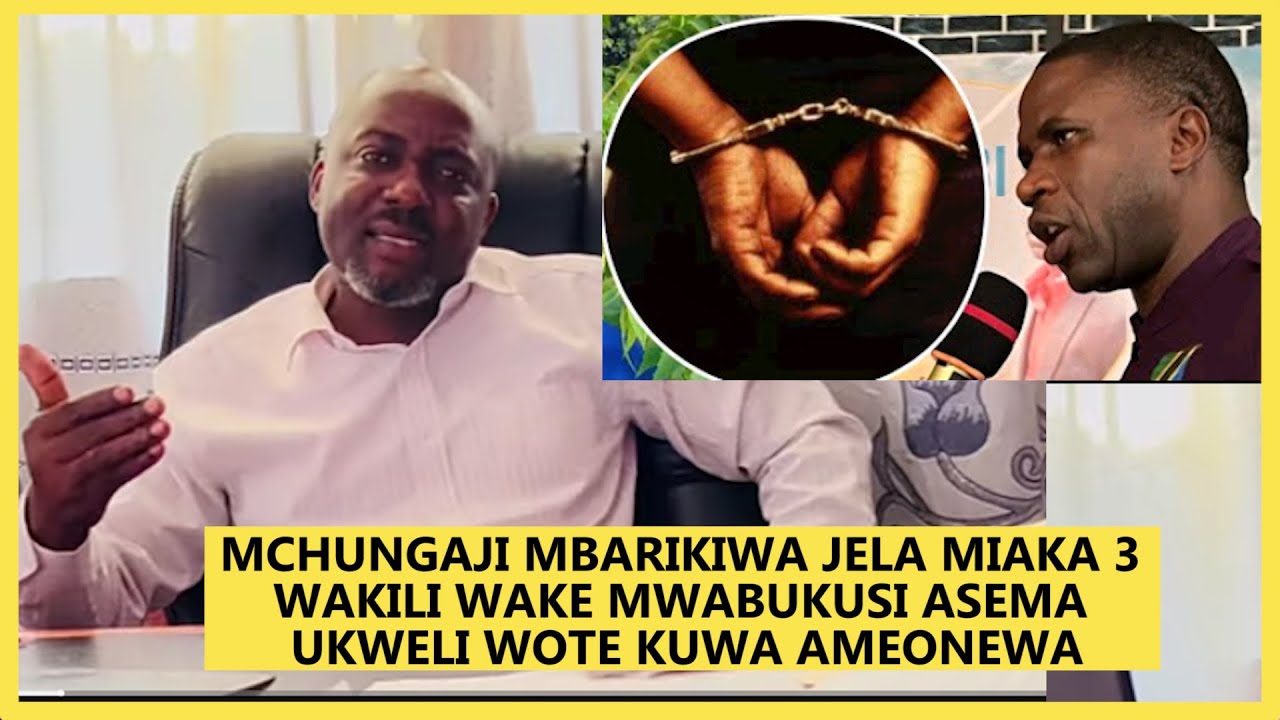 MCHUNGAJI MBARIKIWA JELA MIAKA 3 WAKILI WAKE MWABUKUSI AWEKA WAZI ...