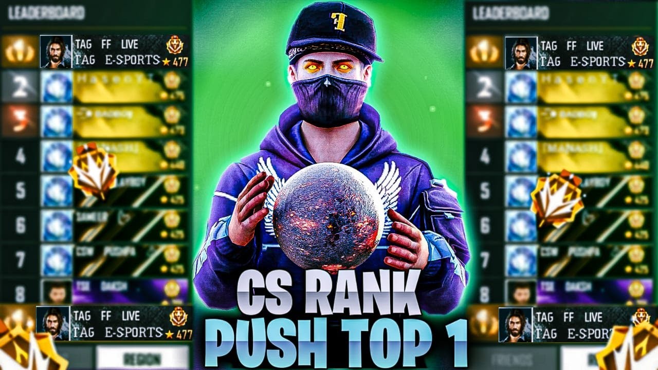 NEW CSR RANK 😎 PUSH TO TOP 1 GRANDMASTER👽 -TAG FF LIVE#2BGAMER# ...