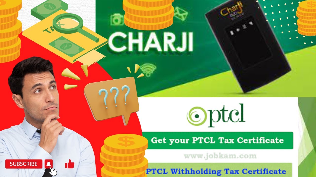 How to Get PTCL EVO/Charji Tax Certificate | PTCL EVO/Charji Ka kitna ...