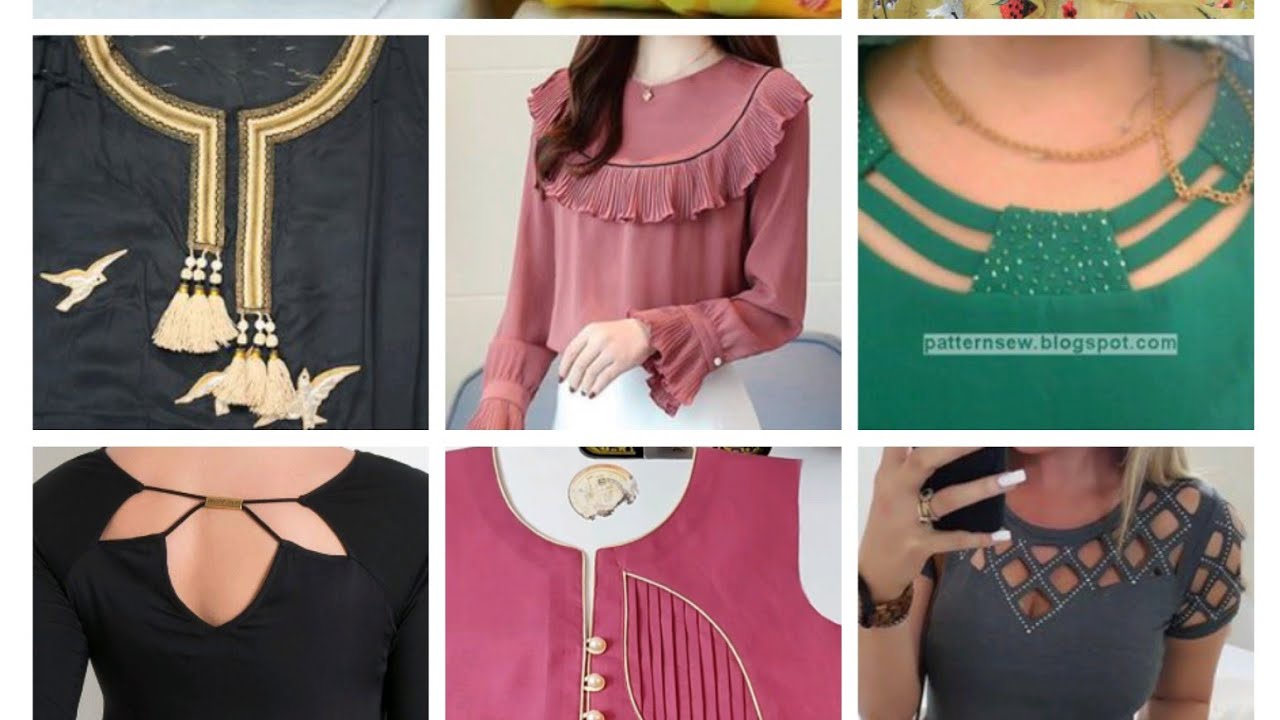 Trending beautiful new neck design - YouTube