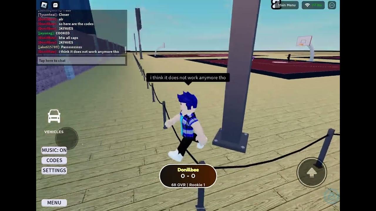 simple basketball codes in roblox!! - YouTube