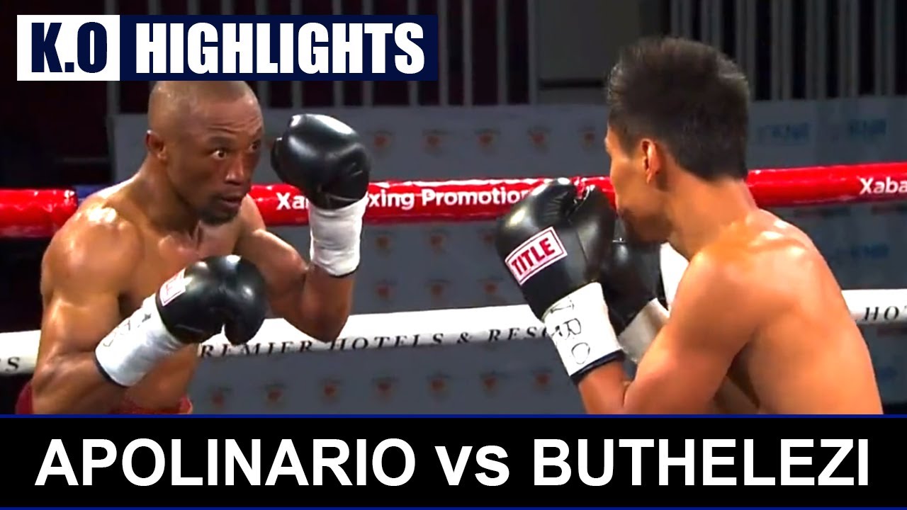 Dave Apolinario vs Gideon Buthelezi K.O. HIGHLIGHTS - YouTube