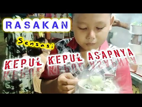 Es Asap Nitrogen (Ice Smoke) dengan Roti Manis - YouTube