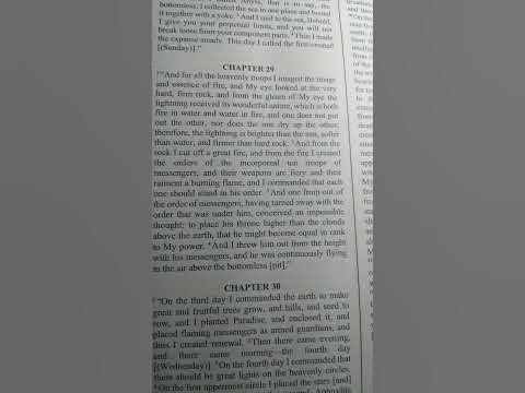 2 Enoch chapter 29 - YouTube