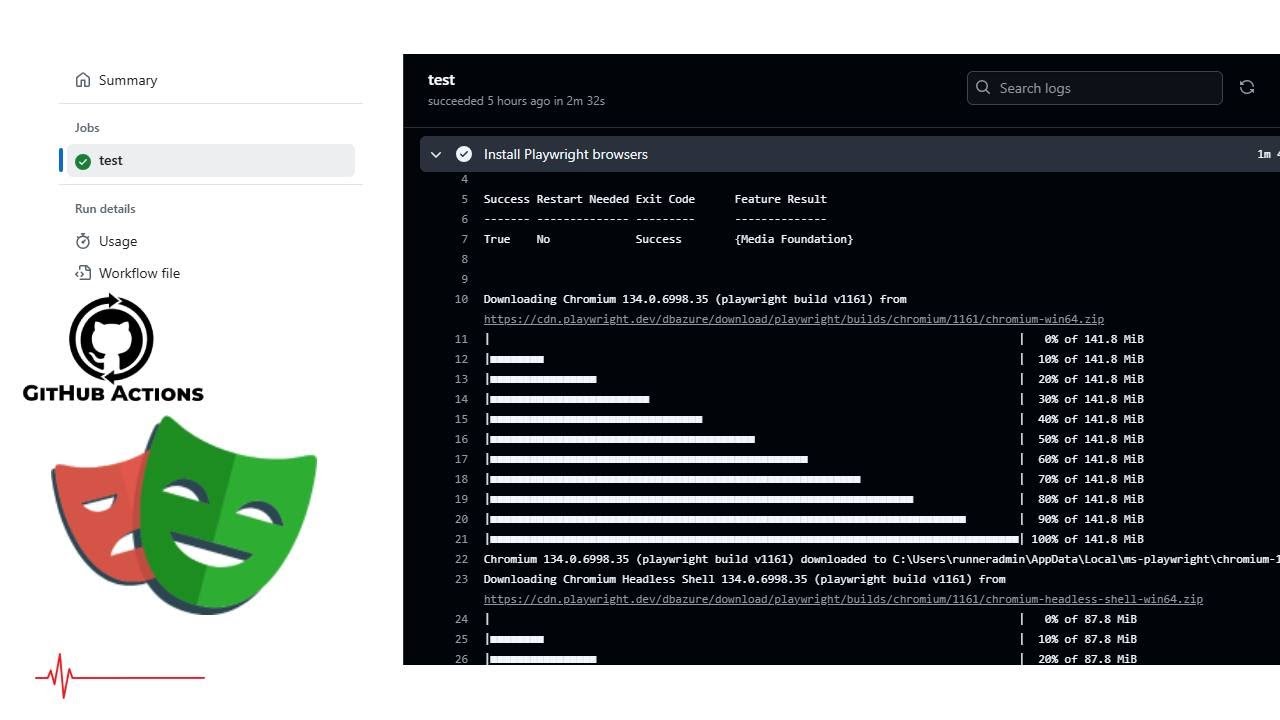 Playwright Github Action | Github Action Workflow 🧑‍💻 - YouTube