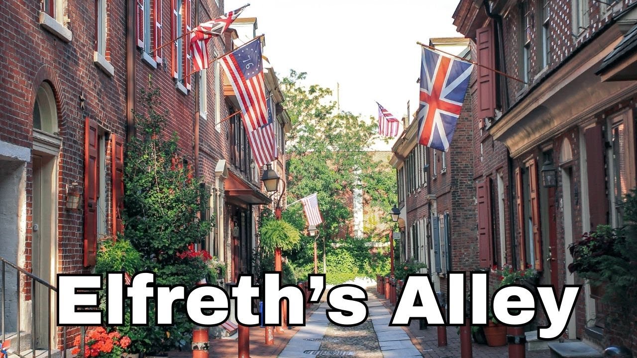 Let's check out Elfreth's Alley in Philadelphia PA USA - YouTube