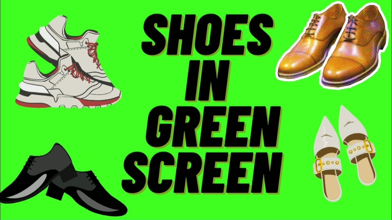 SHOES IN GREEN SCREEN BACKGROUND | COPYRIGHT FREE CONTENT #COPYRIGHFREE ...