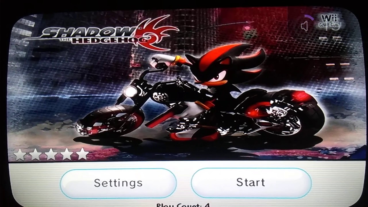 Shadow the Hedgehog Wii Channel Intro - YouTube