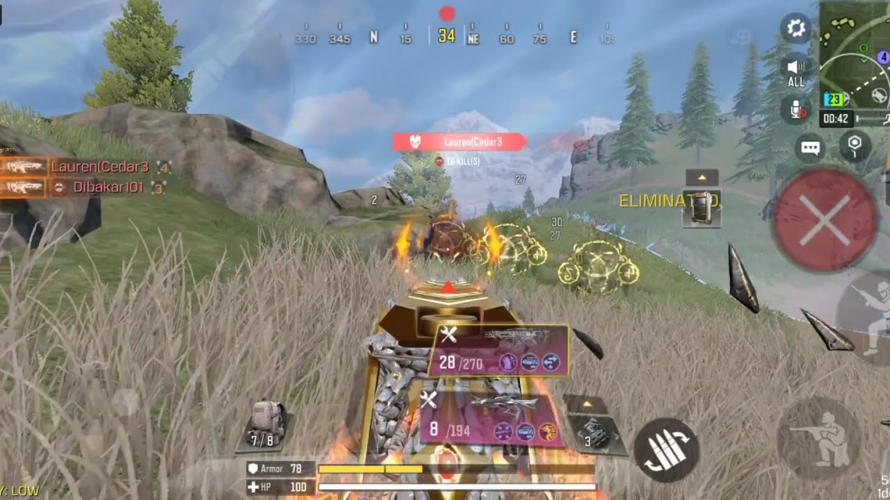Intense fight at crash site intense clutch END GAME gameplay.#codm ...