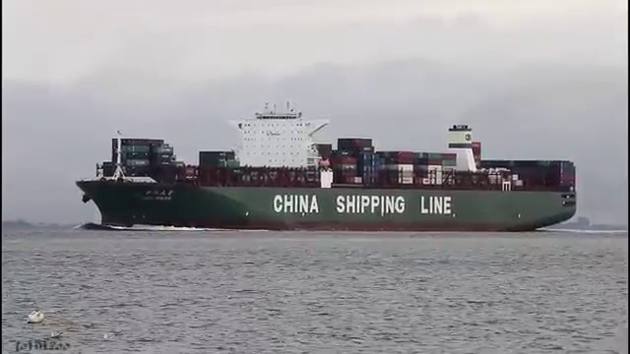 CSCL MARS | Elbe höhe Otterndorf - YouTube