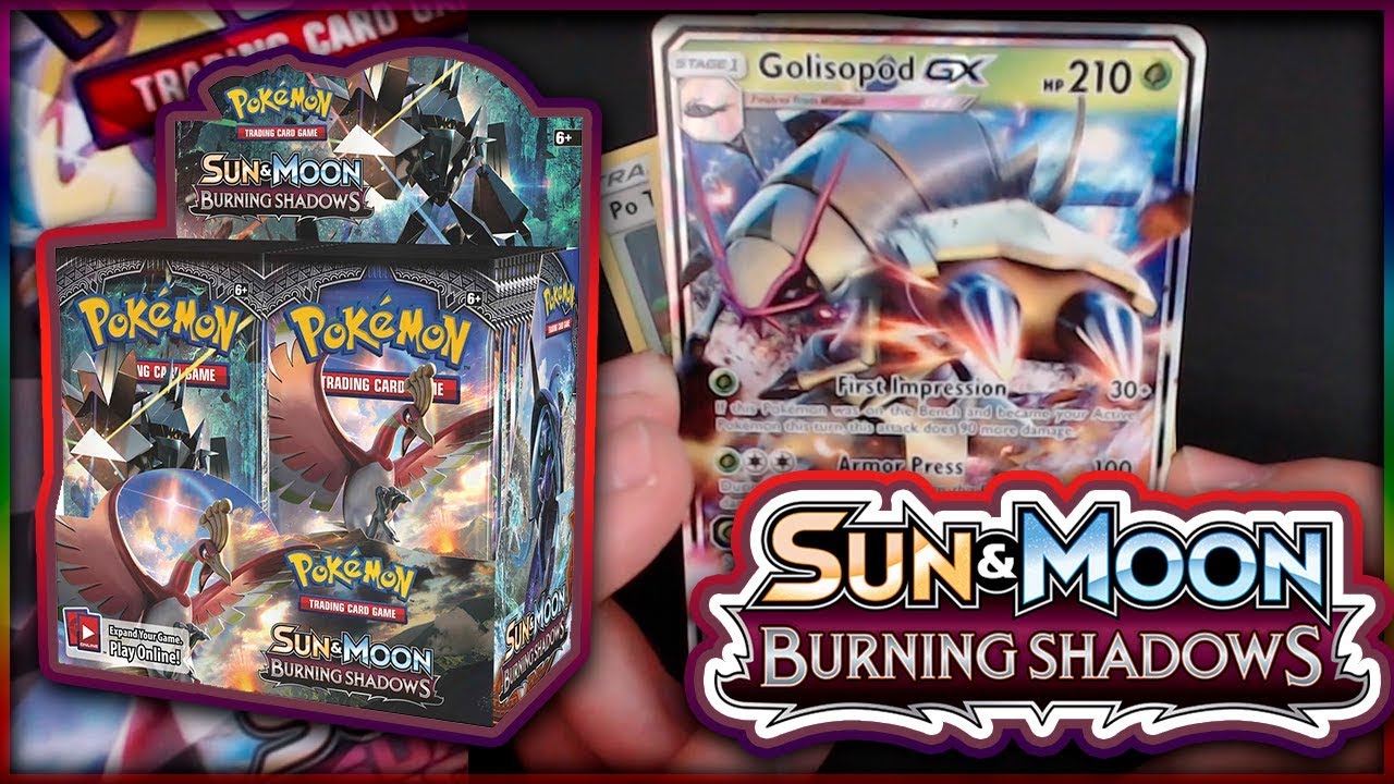 FULL BOX OPENING! NEW BURNING SHADOWS Sun and Moon Booster Box Opening ...