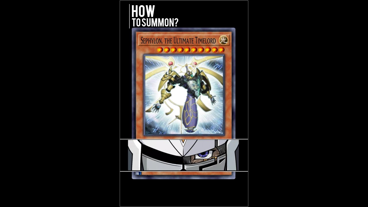 Yugioh Duel Links - HOW to summon Sephylon, the Ultimate Timelord ...