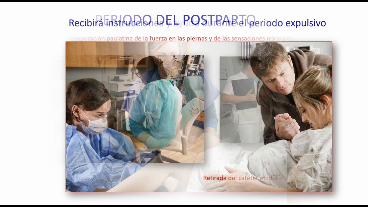 Anestesia epidural para el parto - YouTube