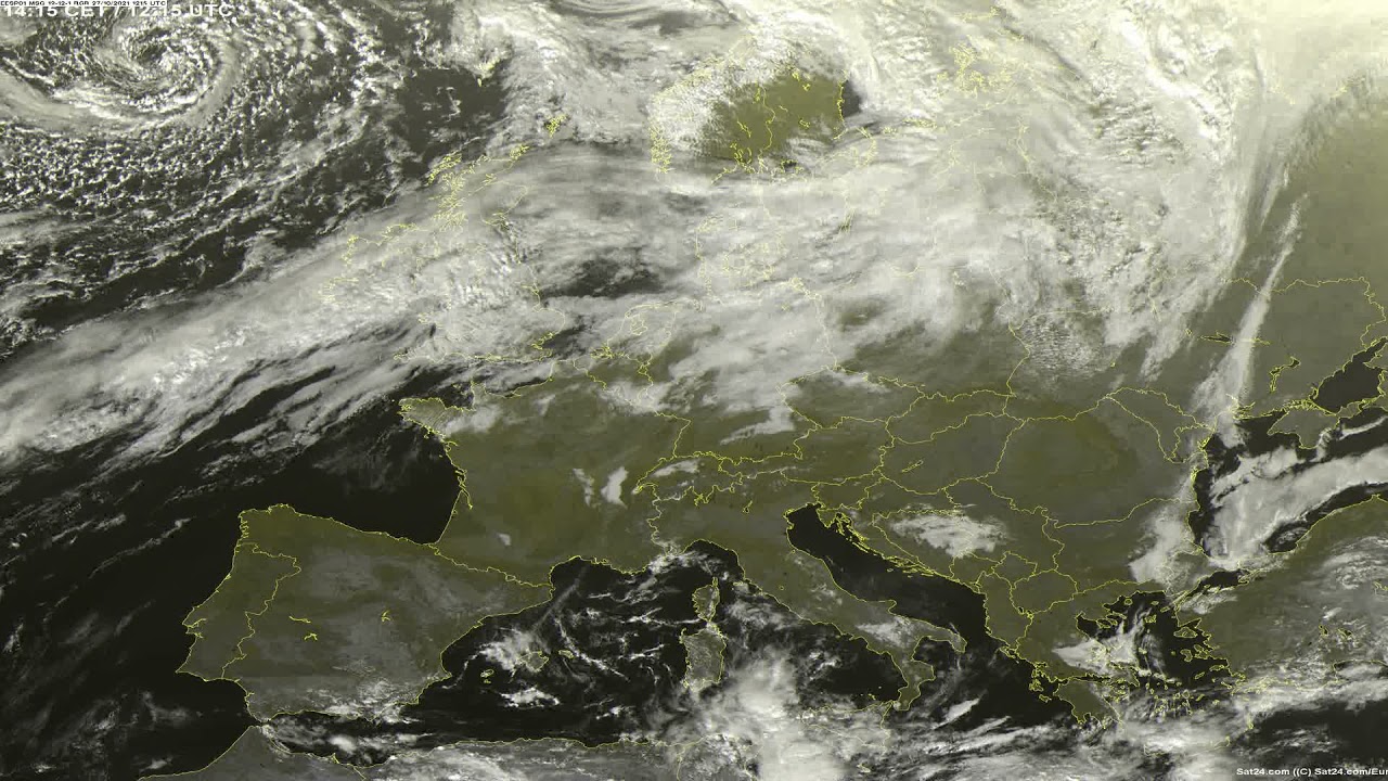 Sat24 video impression for Wednesday, October 27, 2021 - YouTube