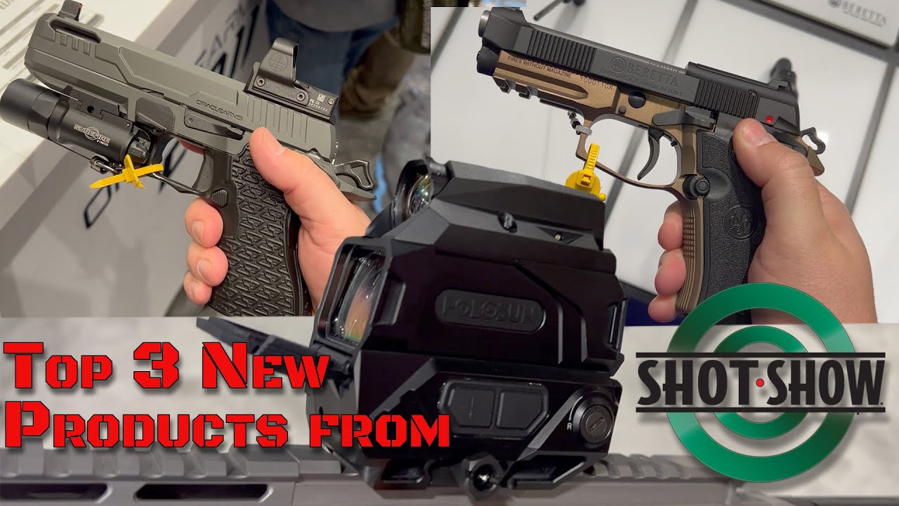 The TOP 3 NEW Products I saw at SHOT Show 2023 (actually the only 3 ...