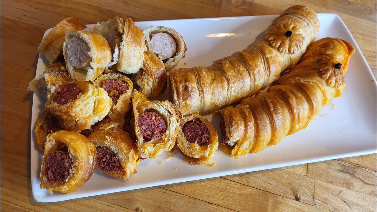 Aperitif sausage puff pastry| ideal for a dinner reception - YouTube