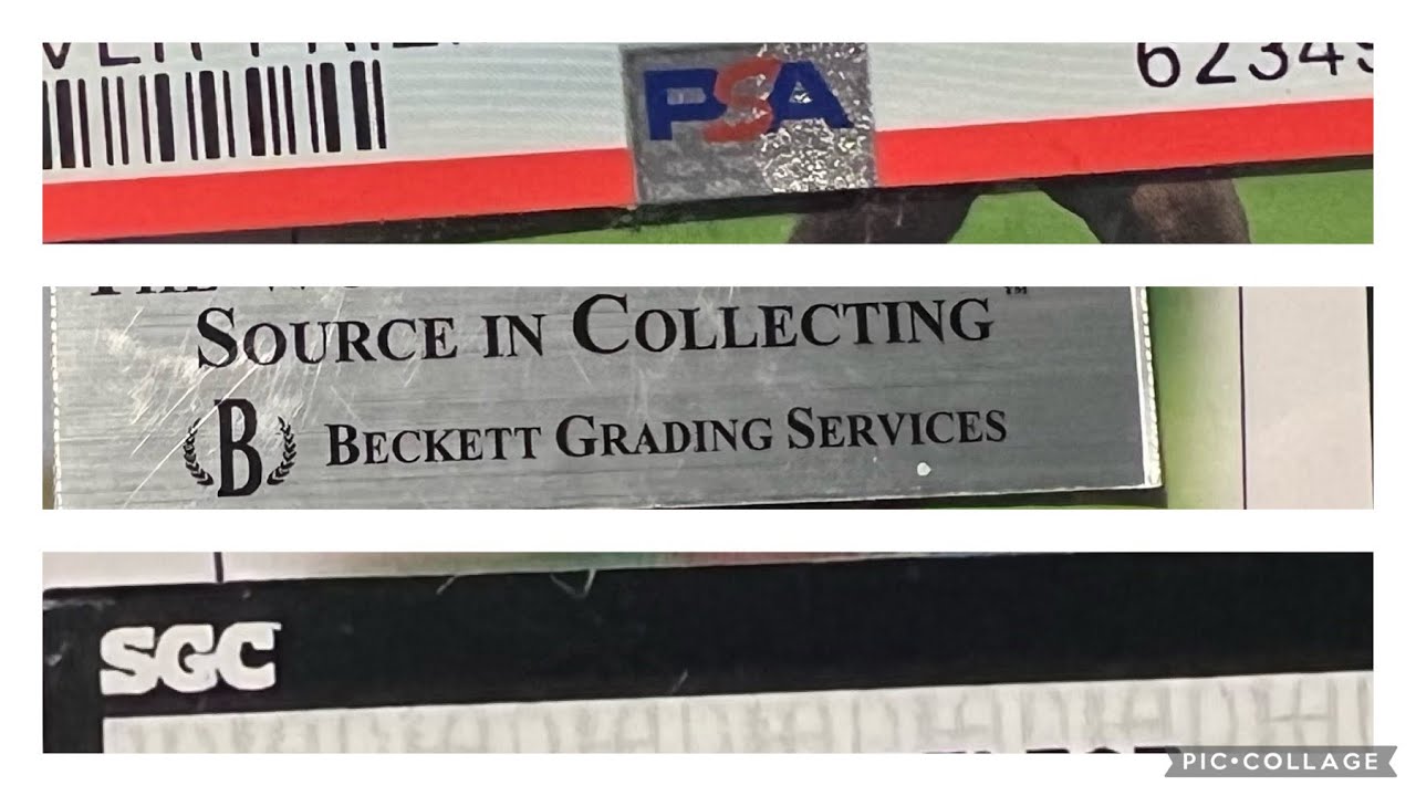 Pros Cons Of Grading Companies PSA SGC BGS My Preference Why I