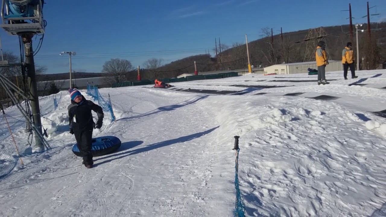 Snow Tubing Bushkill, PA with Rob and Robert Warney, Sophia and Tracy ...