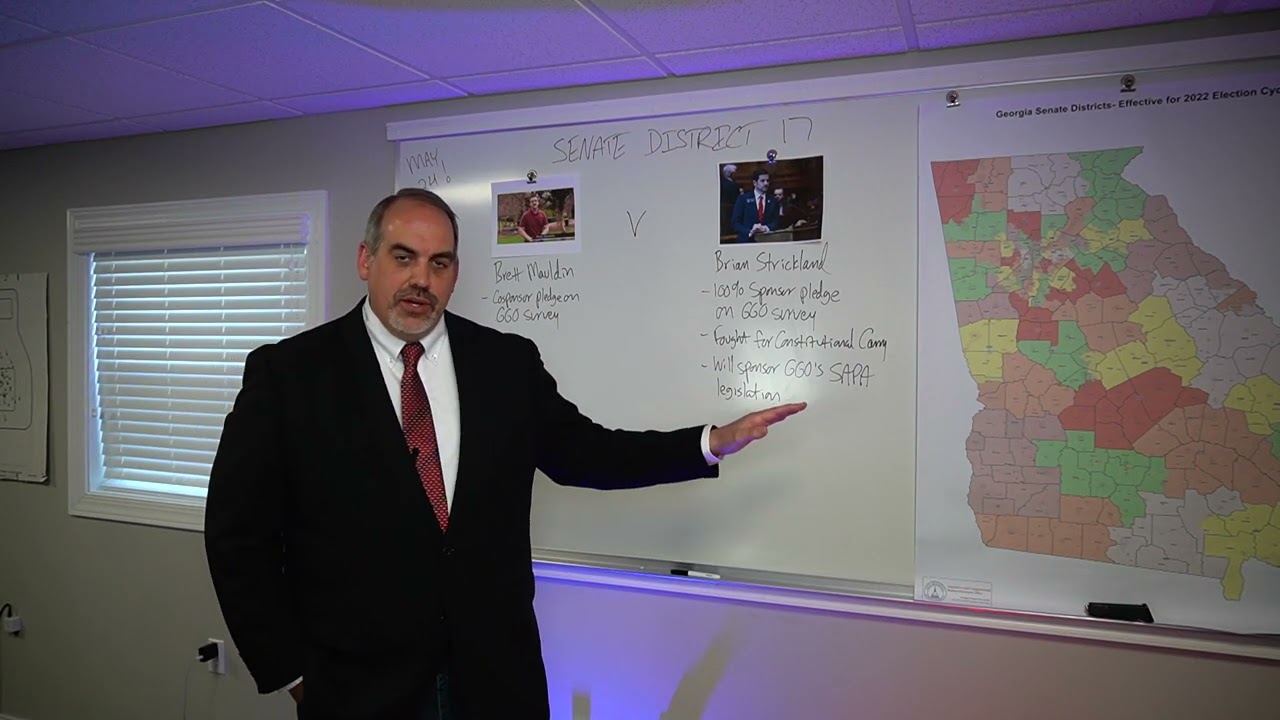 Senator Brian Strickland and the Second Amendment... - YouTube