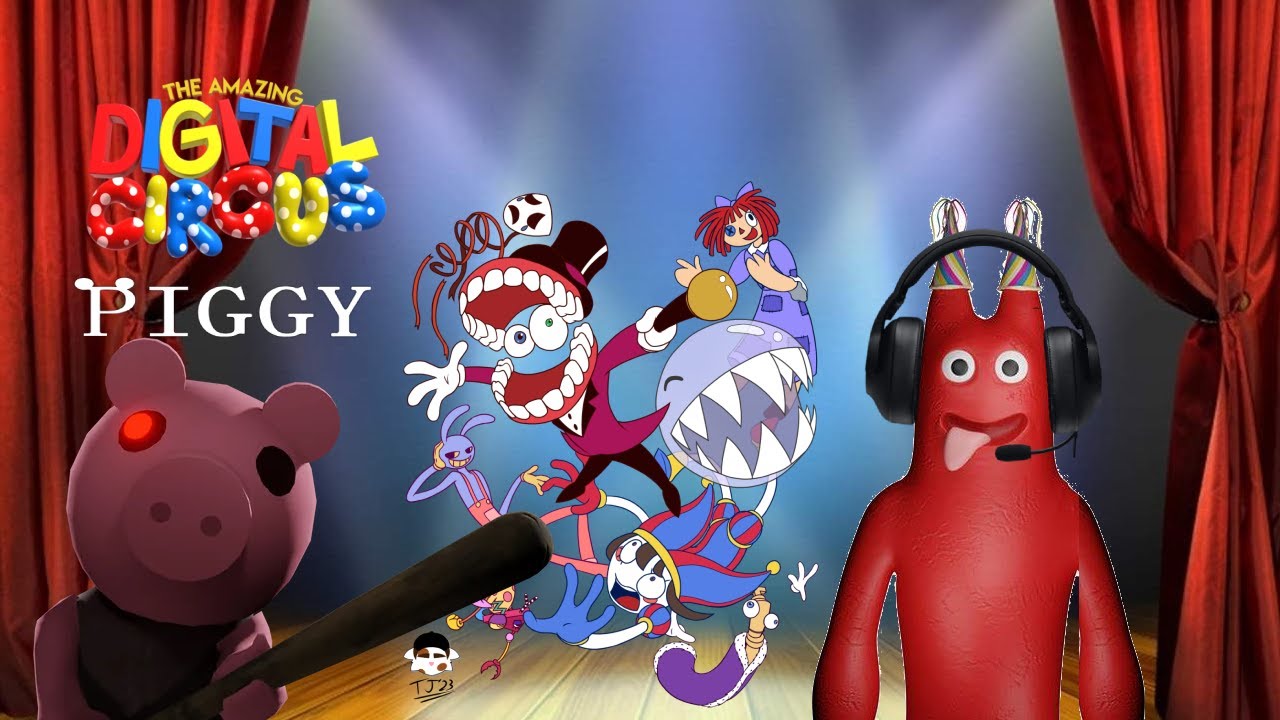 DIGITAL CIRCUS IN PIGGY!? THINKNOODLES LAIR!? Banban plays Piggy - YouTube