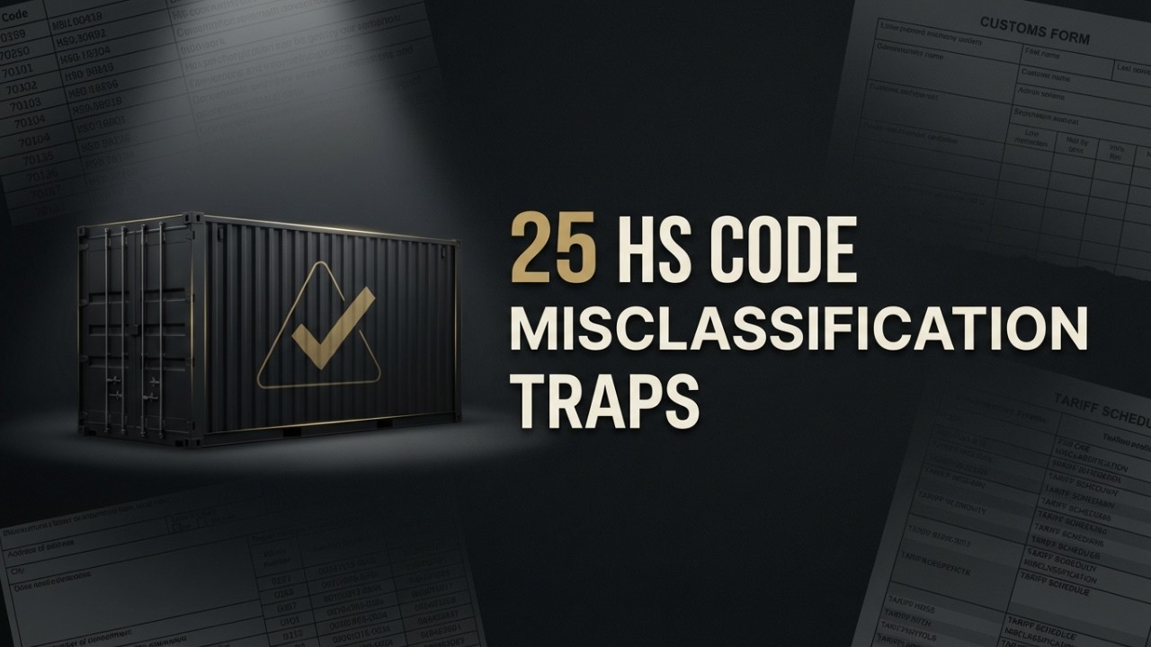 Top 25 HS Code Misclassification Traps That Trigger Audits and Customs ...