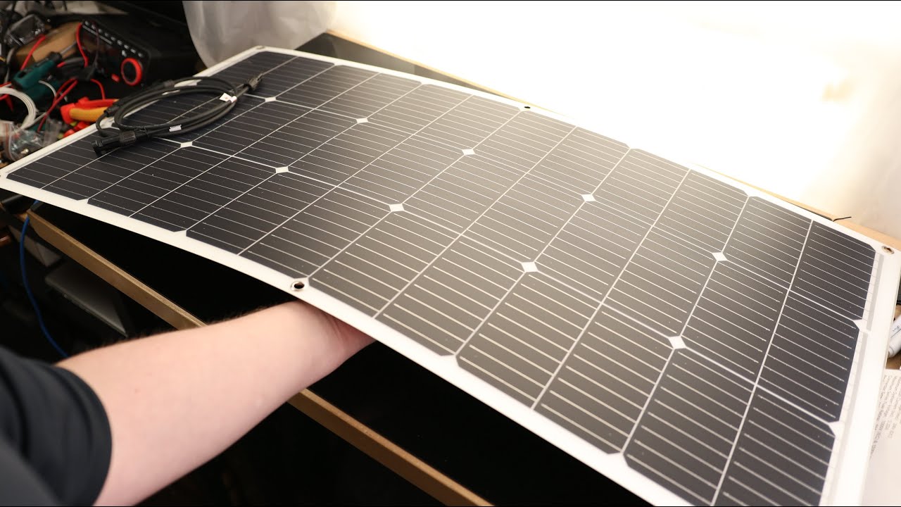 Flexible Solar Panel 100W, Monocrystalline Solar Panels - YouTube