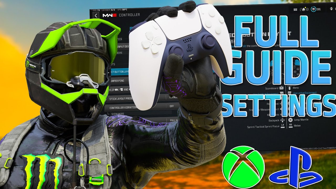 The BEST CONSOLE SETTINGS for SEASON 3! | (FULL GUIDE) PS4/PS5/XBOX 🎮 ...