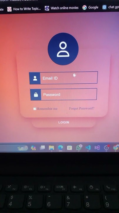 Login Form Using Html And Css Html Css Loginform Webdevelopment Frontenddevelopment