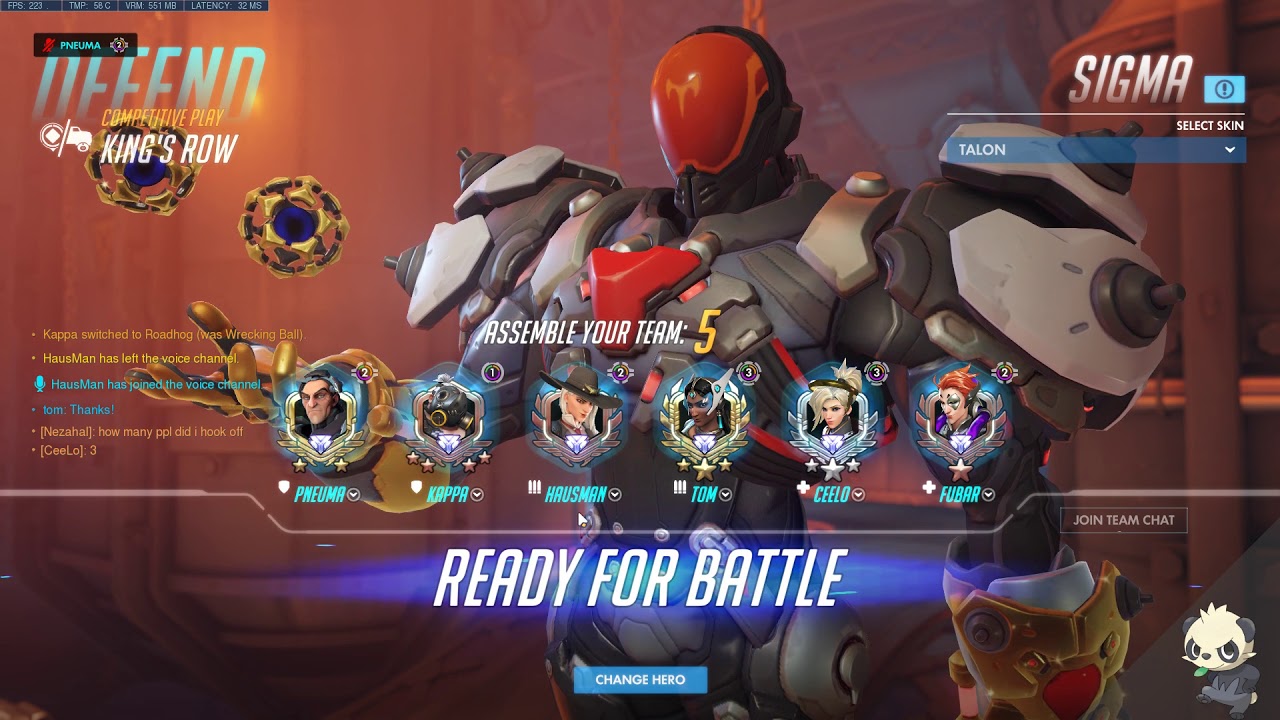 Sigma Attack - Orisa Defense - Scrims Row :pepega - YouTube