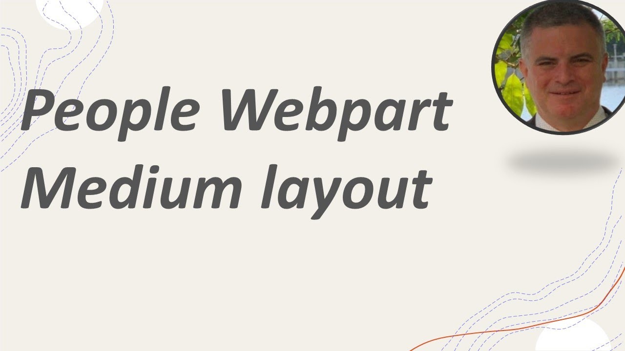 SharePoint : People WebPart has a new medium layout - YouTube