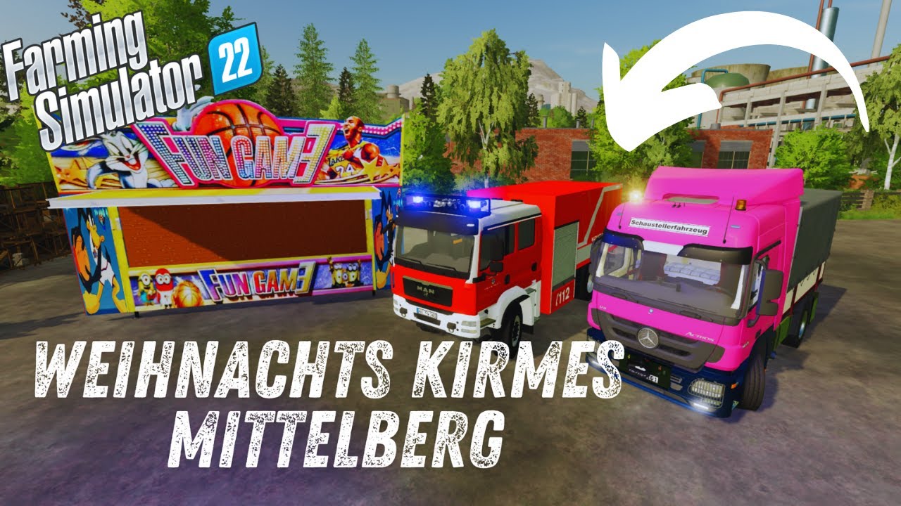 LS22 Weihnachts Kirmes Aufbau in Mittelberg Wir sind Fertig LETS GOOOO ...