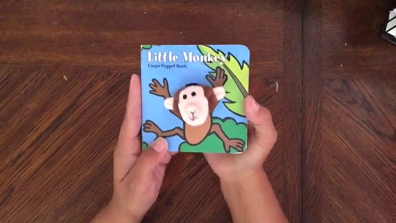Little Monkey Finger Puppet Book - YouTube
