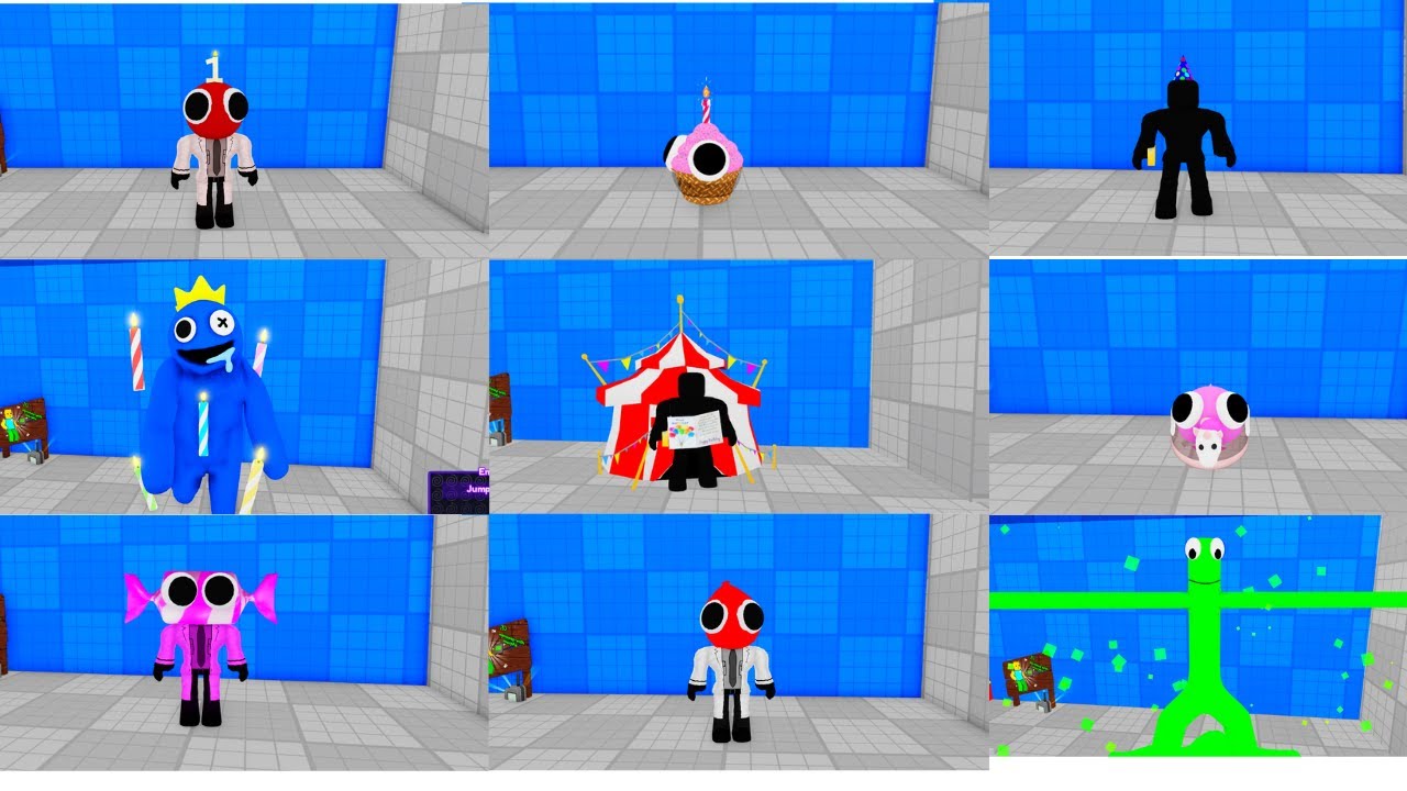 FIND NEW RAINBOW FRIENDS MORPHS (Anniversary Update) ROBLOX - YouTube