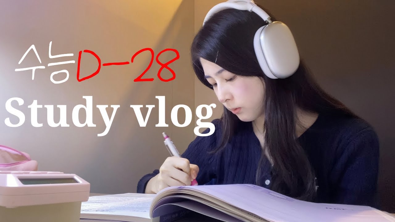 수능 약 20일 남은 재수생처럼 보이시나요 스터디 브이로그 재수생 독학재수 재수생브이로그 스터디 브이로그