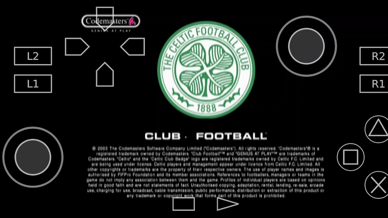 Celtic- Club Football | Aethersx2 PS2 Emulator | Android Snapdragon ...