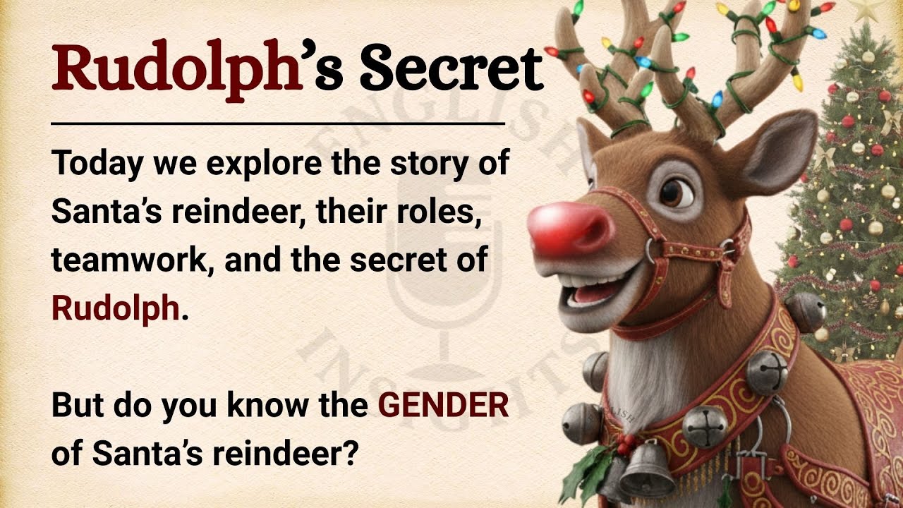 The Secret Life of Santa’s Reindeer || Rudolph the Red-Nosed Reindeer ...