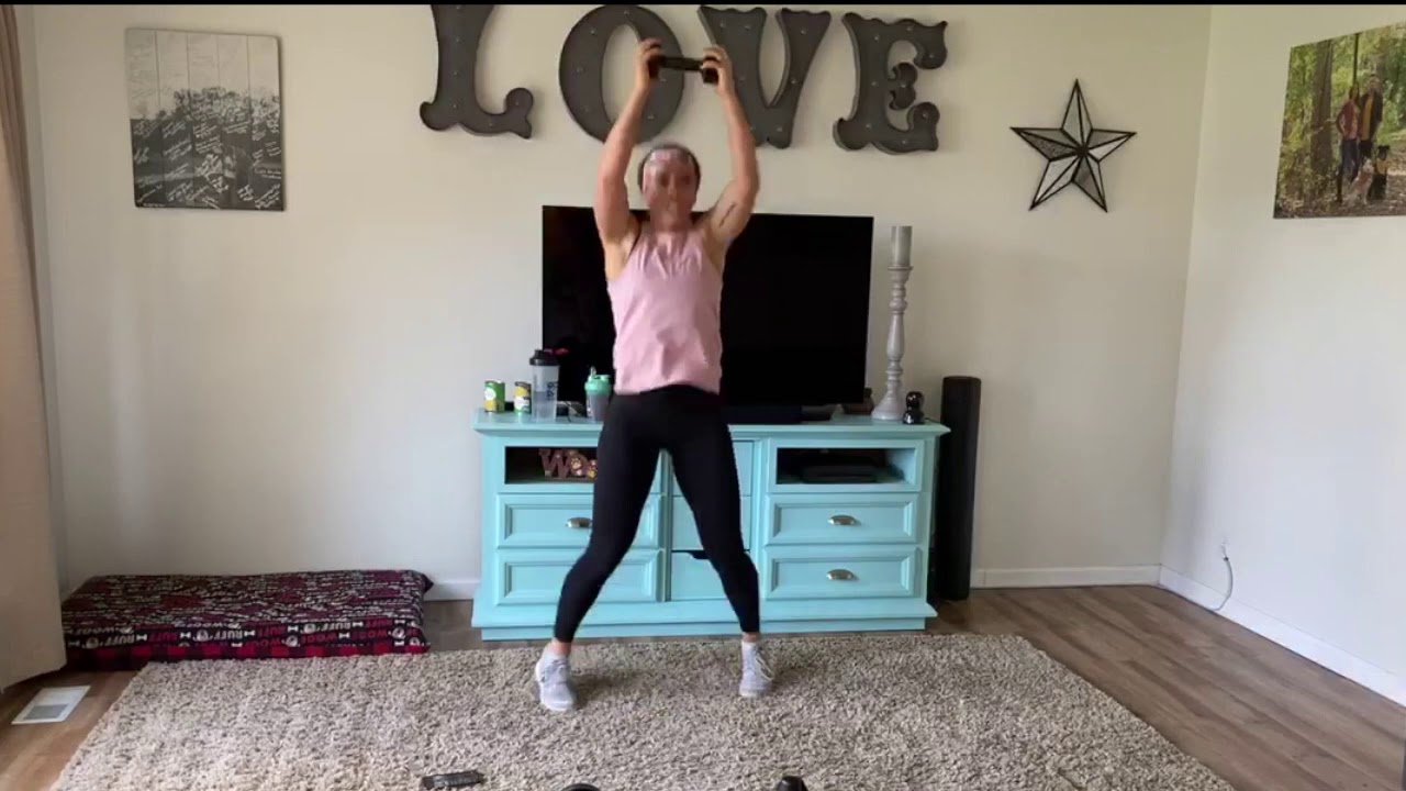 Dumbbell Jacks - YouTube