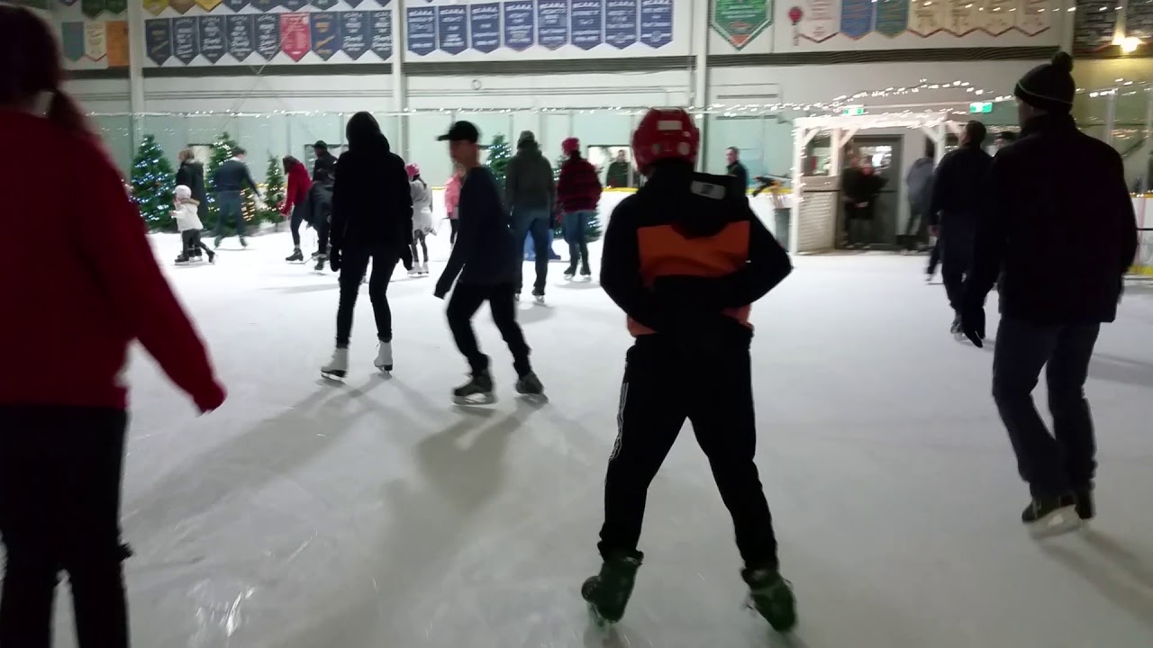 Markus Ice Skating POV at Cloverdale Arena - YouTube
