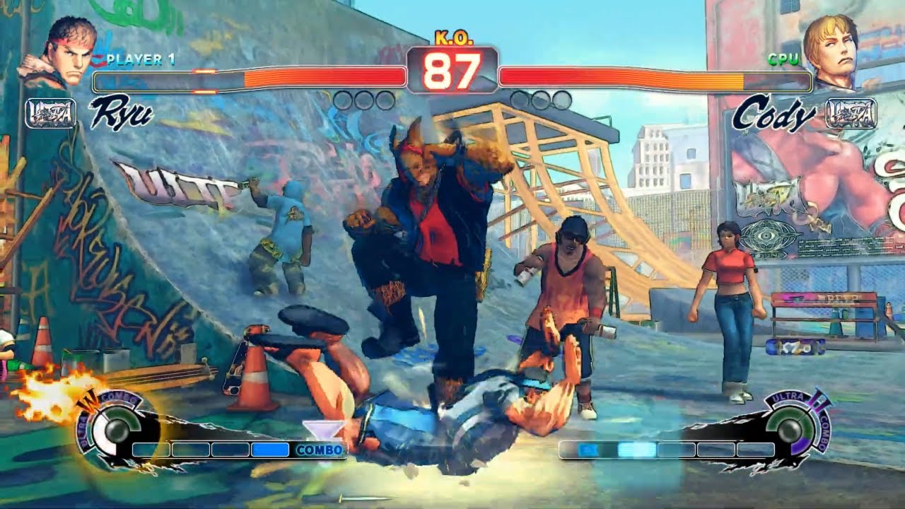 Fighter Showdown: Ryu Challenges Cody in Street Fighter! - YouTube