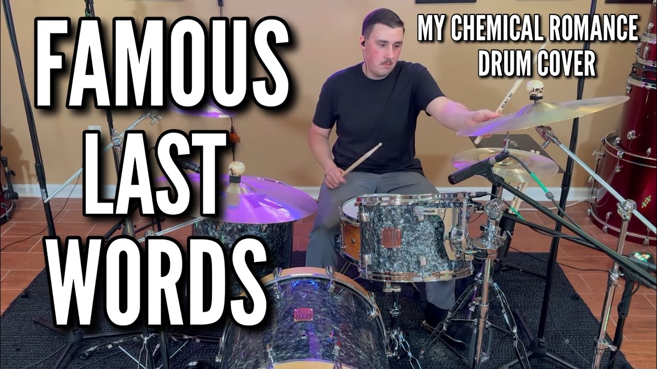 Famous Last Words - Drum cover - My Chemical Romance - YouTube
