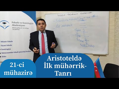 Mail Yaqub - Aristoteldə İlk mühərrik - Tanrı və kateqoriyalar. 21-ci mühazirə